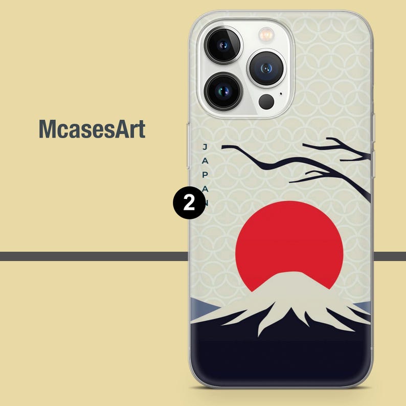 Japan Phone Case Japanese Flag of Japan Cover for iPhone 17pro, 16, 15 ...