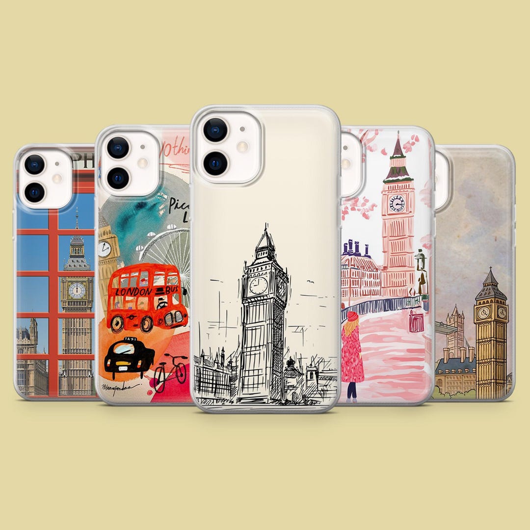 London Phone Case Big Ben England Cover for iPhone 17pro, 16, 15, 14 ...