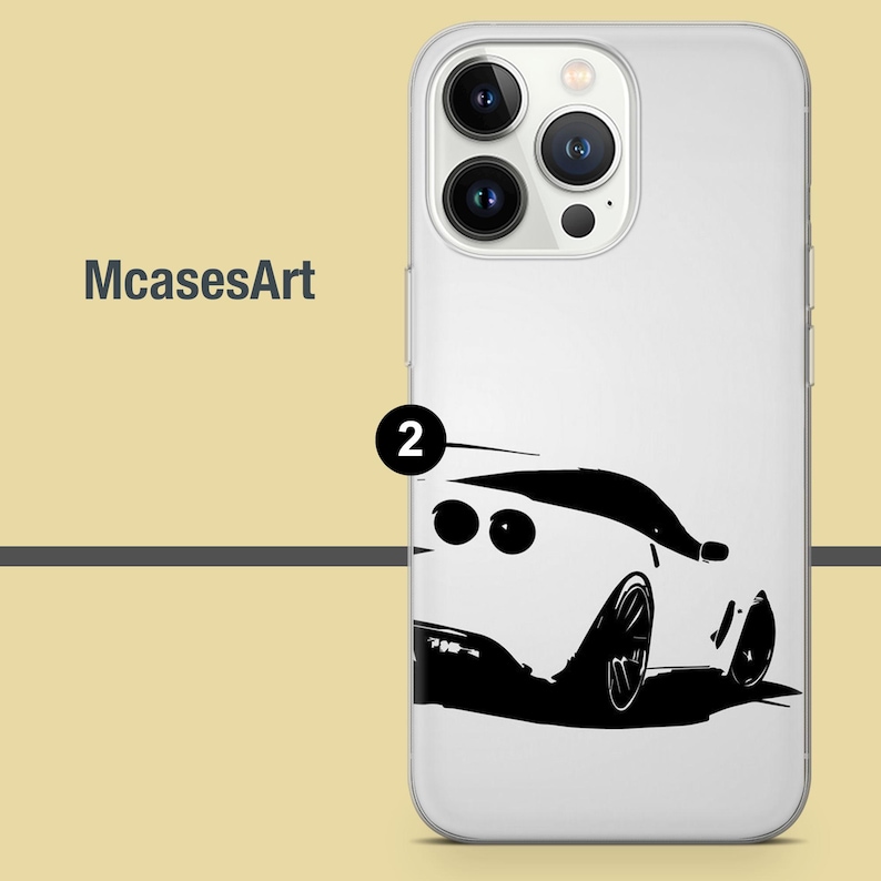 Corvette Phone Case Muscle Car Sport Car Cover for iPhone 16E, Pro, 15 ...