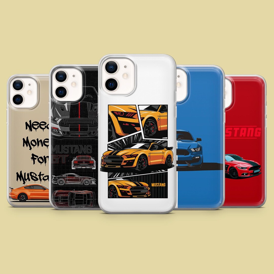 Mustang Phone Case Muscle Car Sport Car Cover for iPhone 17pro, 16, 15 ...