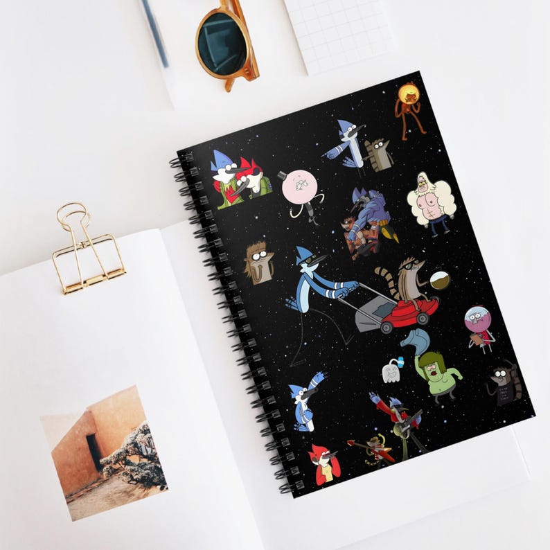 Regular Show Notebook - Mordecai & Rigby Journal | Unique Colorful ...