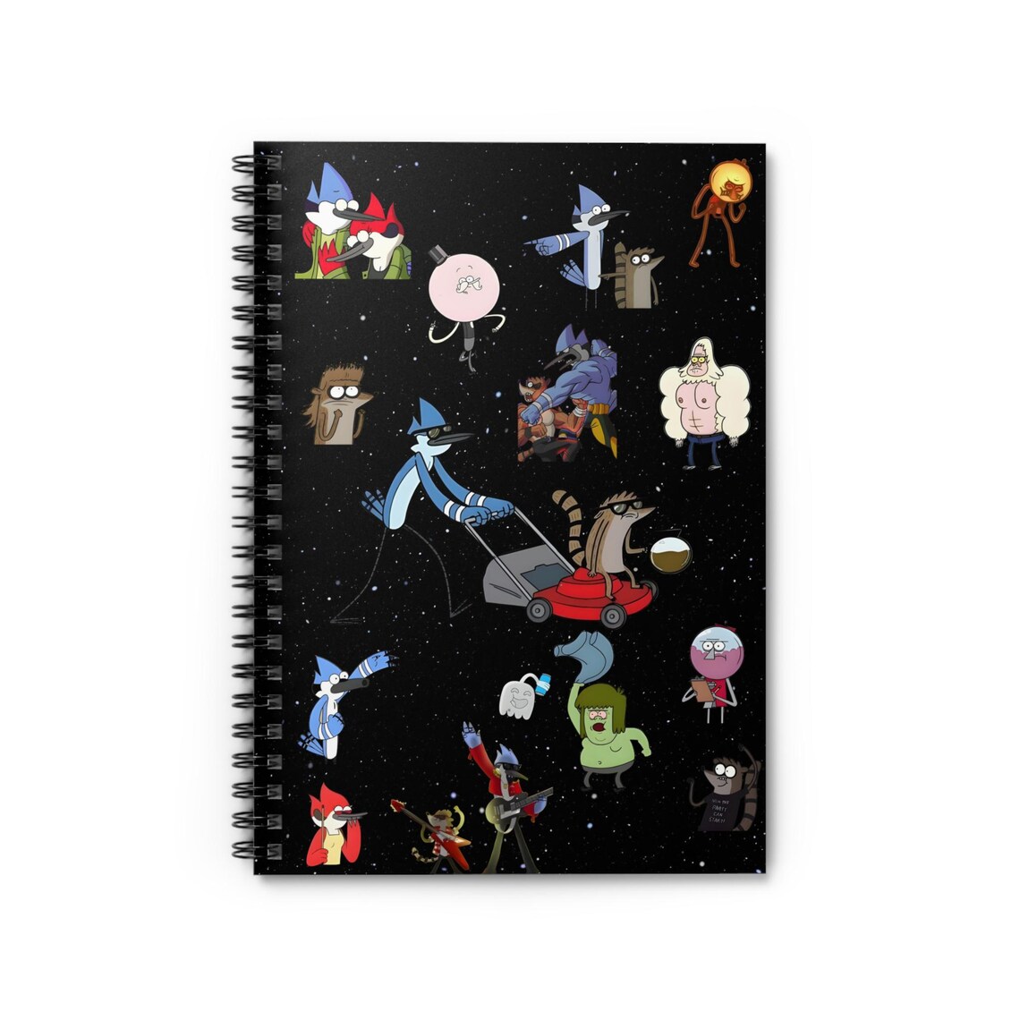 Regular Show Notebook - Mordecai & Rigby Journal | Unique Colorful ...