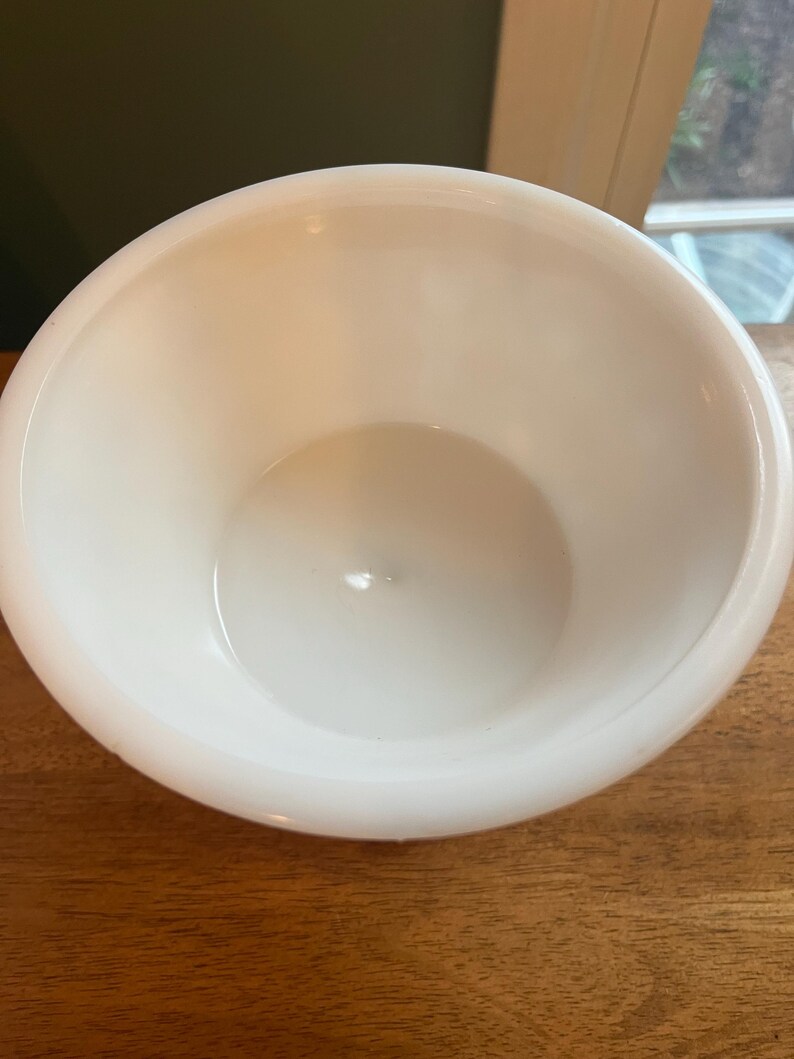 Rare Vintage L.E. Smith 1000 Eye Bullseye Milk Glass Compote Candy Bowl ...