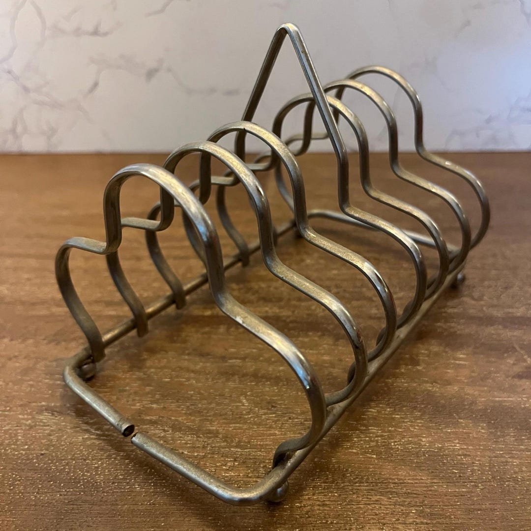 Vintage Metal Toast Rack 6.5” - Etsy