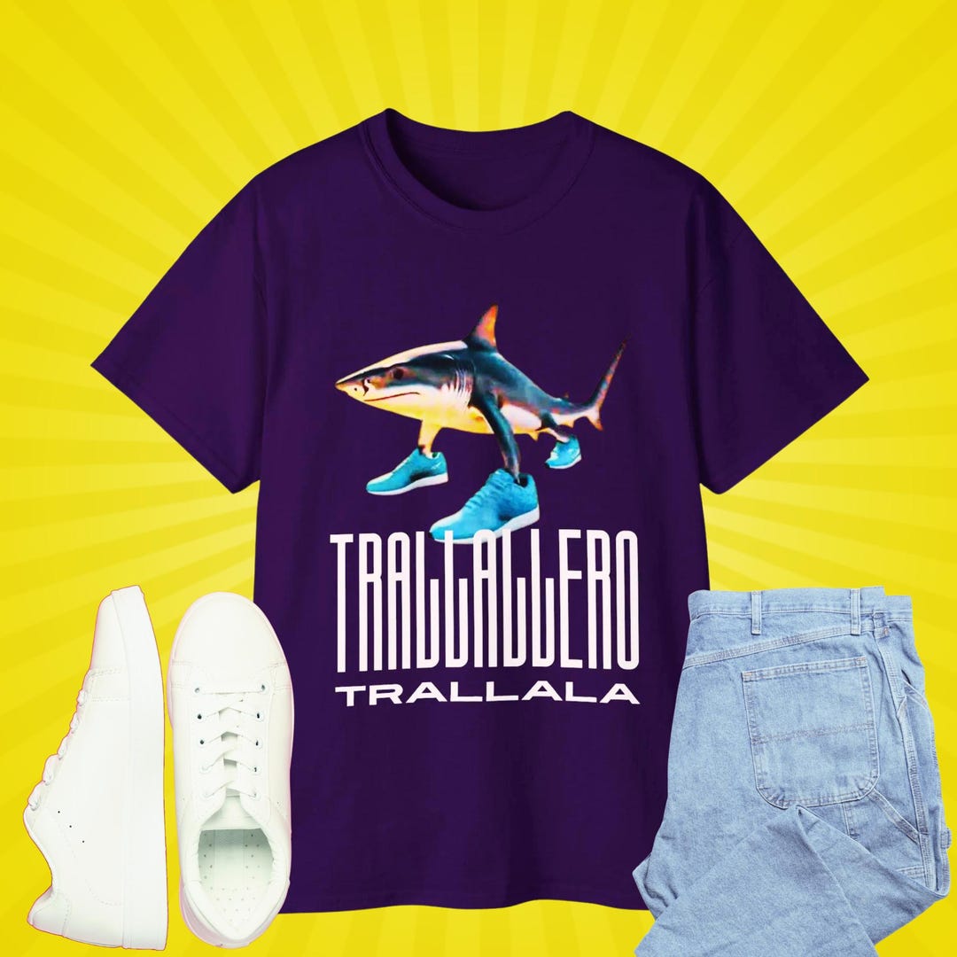 BRAINROT TRALLALLERO TRALLALLA | Nuova Magliettta 2025 | Spedizione ...