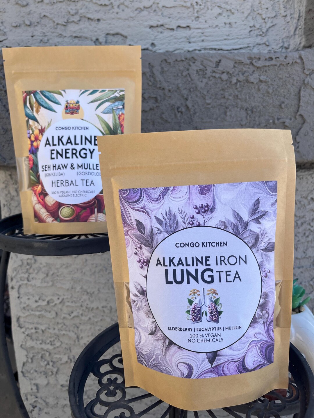 Alkaline Iron Lung Tea | Congo Kitchen Herbal Blend | Root & Berry ...