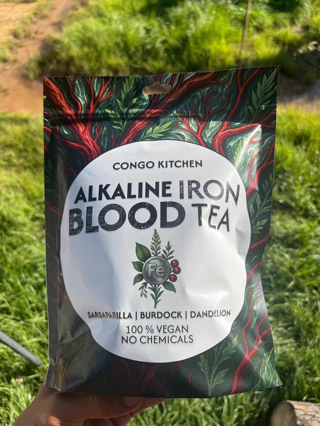 Blood Cleanse Iron Deficiency Organic Tea Alkaline Iron Phosphate Tea ...