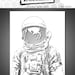 Astronaut Stencil – Space Explorer Wall Art Template for DIY Décor ...