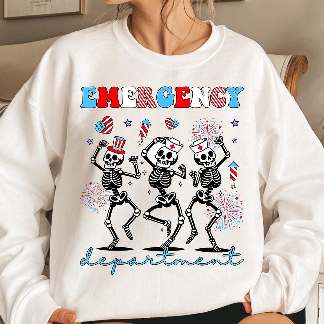 4th of July Skeleton Png, Retro Skeletons Dancing, Funny,fireworks ...