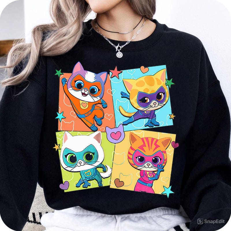 Super Kitties Svg - Etsy