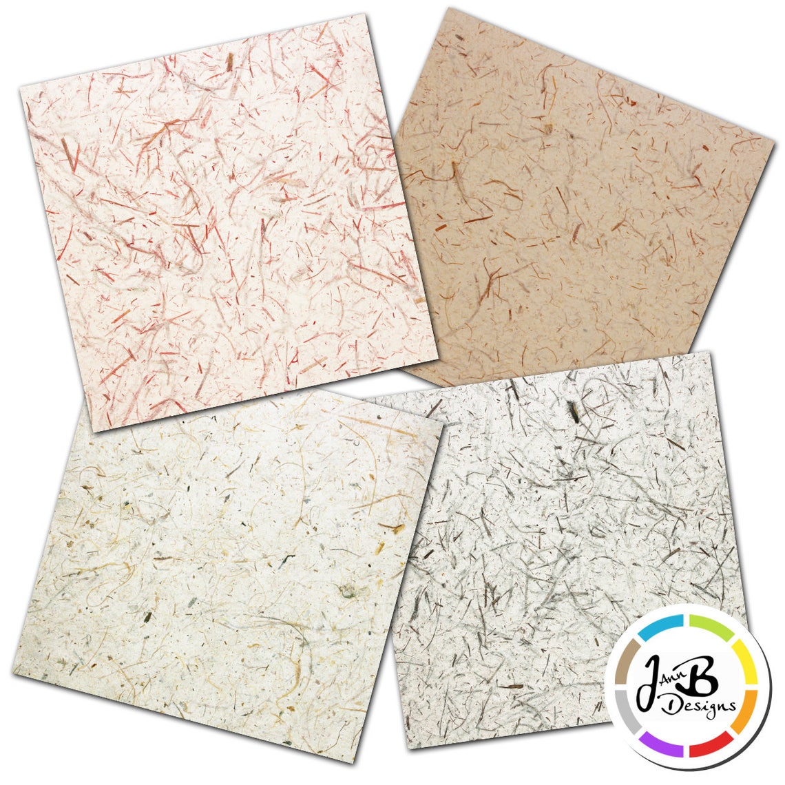 Textured Digital Paper, Mulberry Paper, Handmade Paper, Textured Paper ...