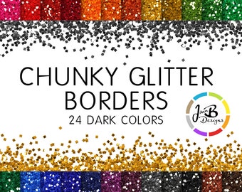 Chunky Glitter Borders Clip Art: Glitter Clip Art, Glitter Border Clip ...