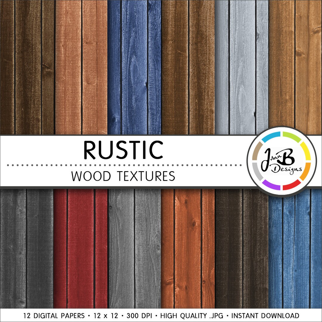 Wood Digital Paper, Rustic, Wood Paper, Rustic Wood, Wood Texture ...