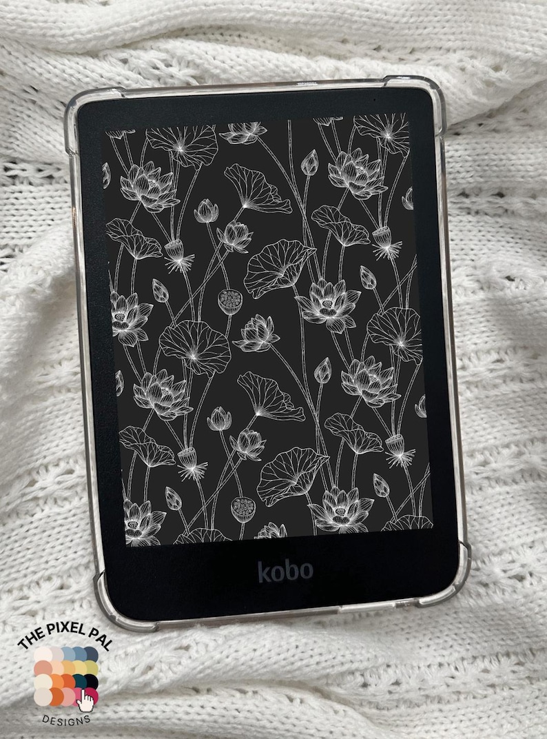 Botanical Kobo Clara Screensaver Pack | 4 Digital Wallpapers for Color ...