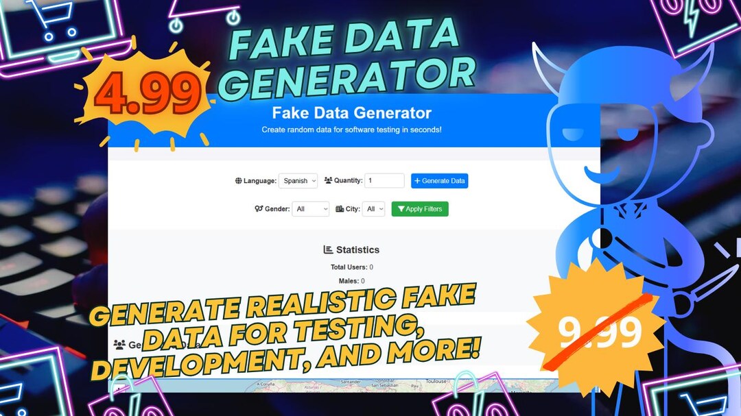 Fake Data Generator - Etsy