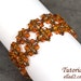 Tutorial Shimmering Fall bracelet Beading Pattern PDF | Etsy