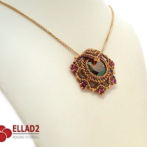 Tutorial Leia Pendant-beading Tutorial, Instant Download,pdf File,jewelry Tutorial - Etsy