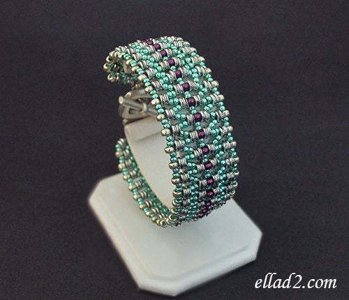Tutorial O-la Bracelet-beading Pattern,instant Download,jewelry ...
