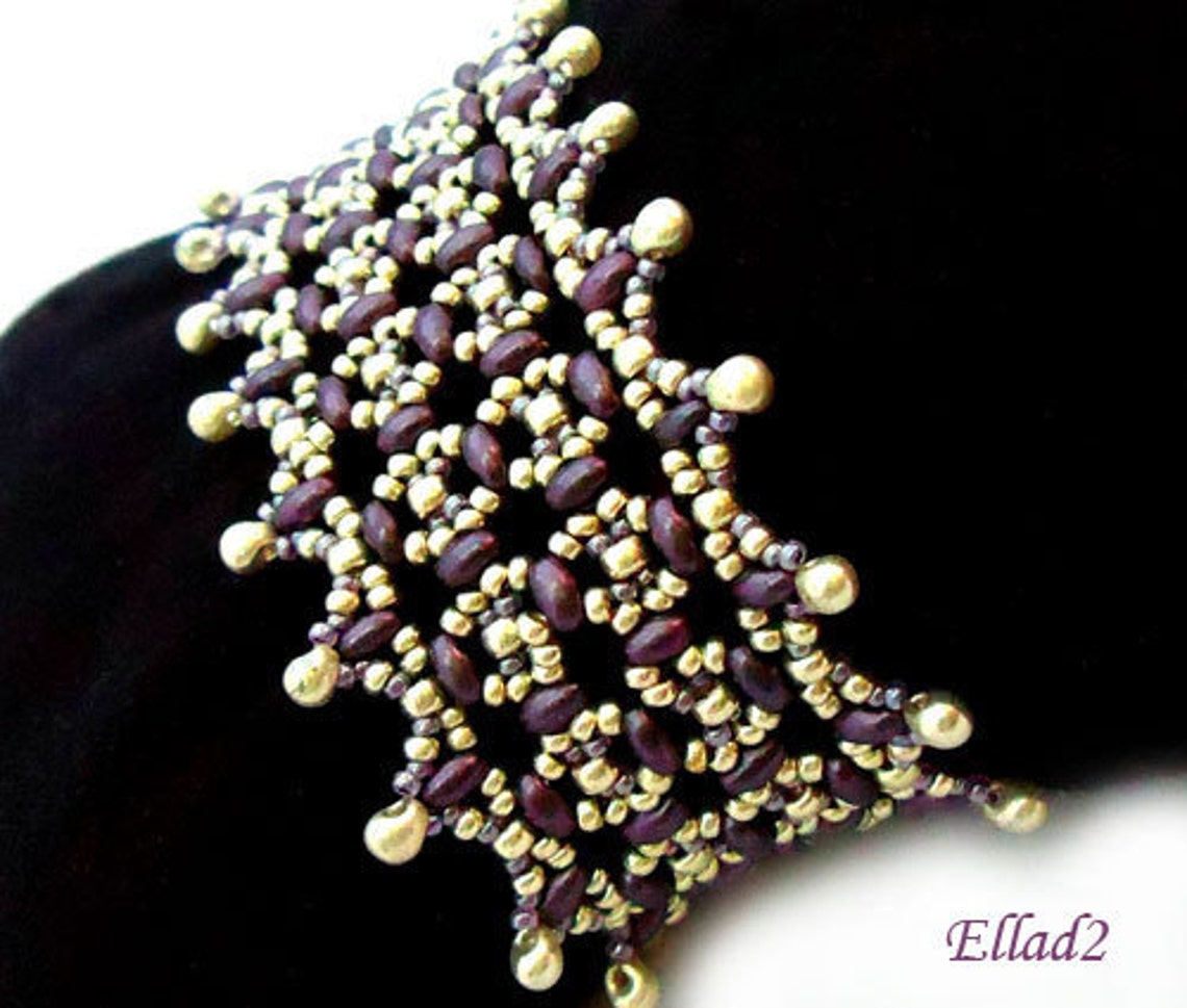 Tutorial Terra Twins Bracelet Beading Pattern PDF - Etsy