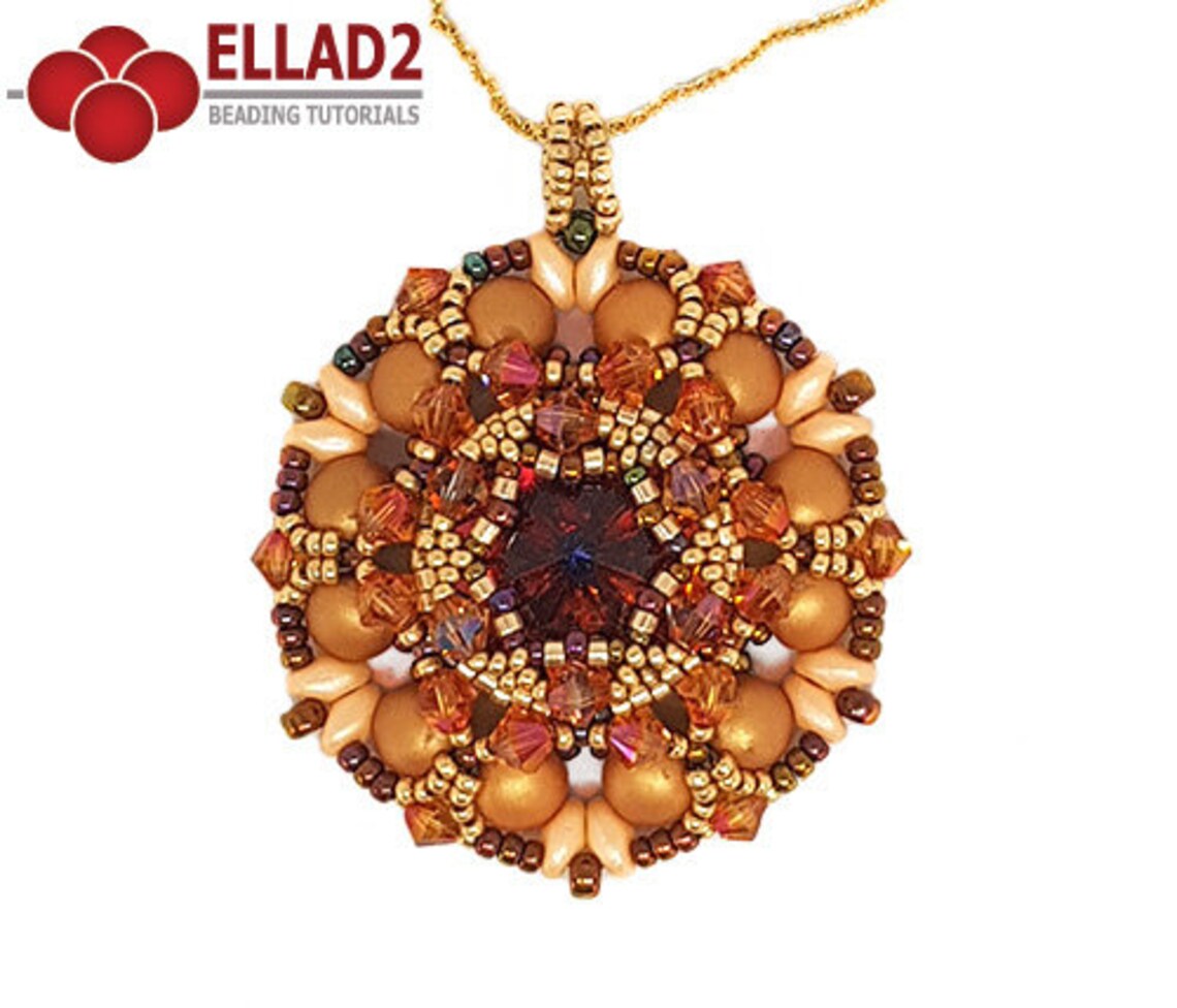 Tutorial Arwen Pendant - Beading Tutorial, Instant Download, Pfd File ...