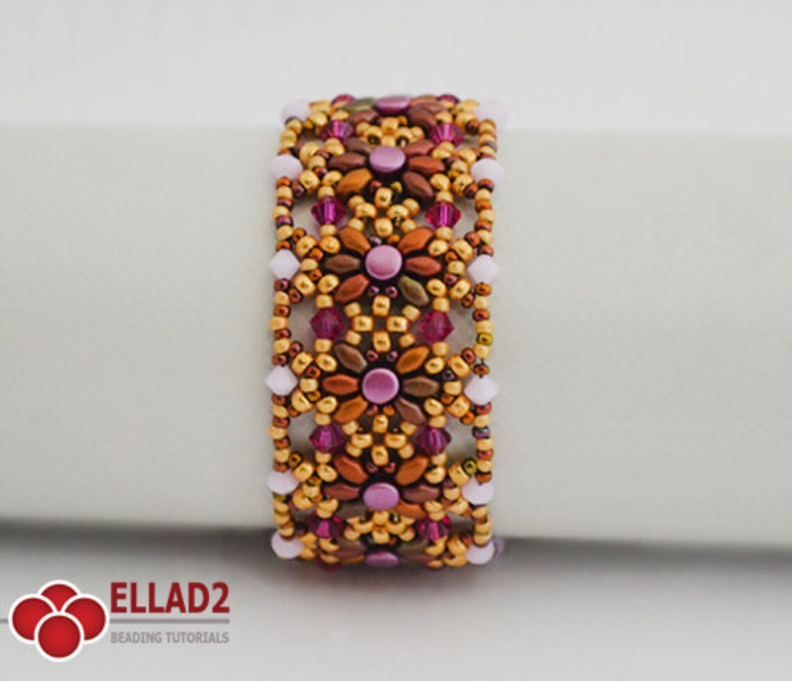 Tutorial Amaris Bracelet Beading Tutorialbeading - Etsy