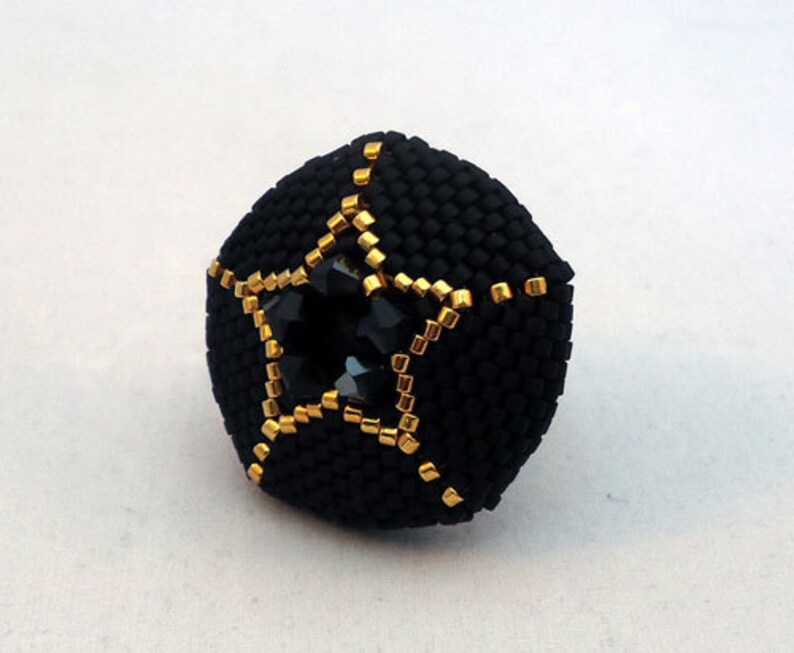 Tutorial Your Own Star Ring Beading Pattern Pdf | Etsy