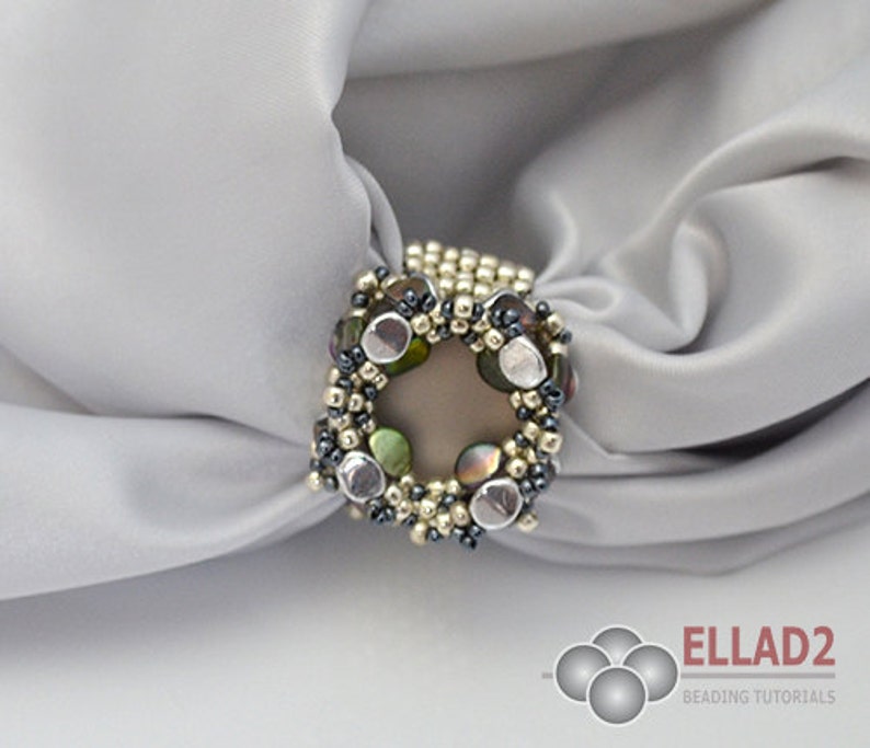 Tutorial Square-set Ring-instant Download Beading Tutorial - Etsy