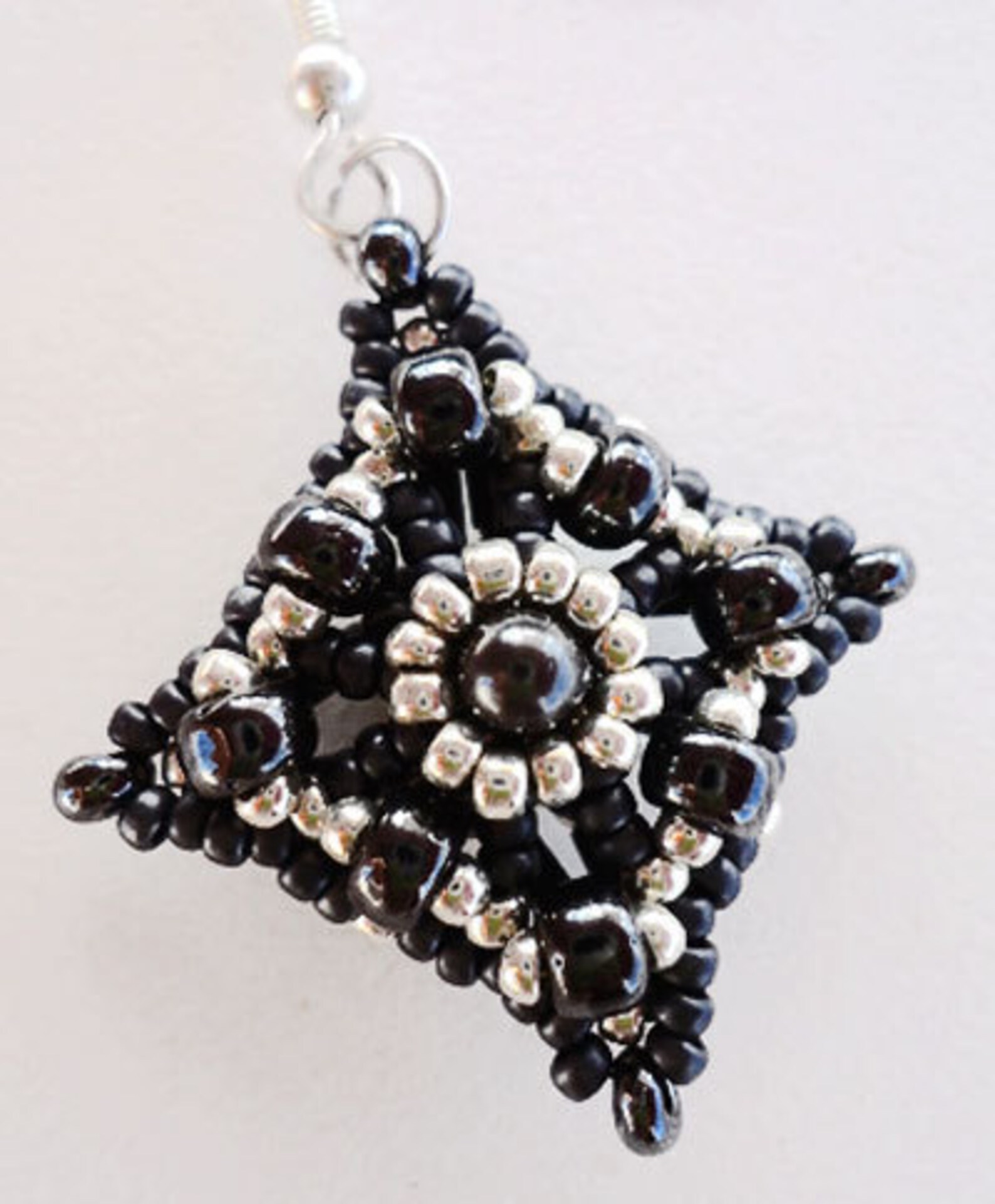 Tutorial Filigree Earrings Bead Pattern - Etsy