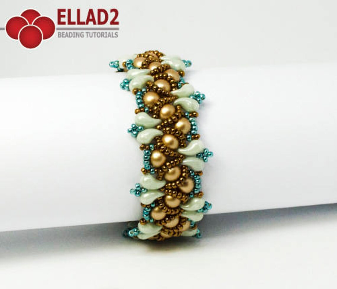 Tutorial Wave Bracelet Beading Tutorial Beading Pattern - Etsy