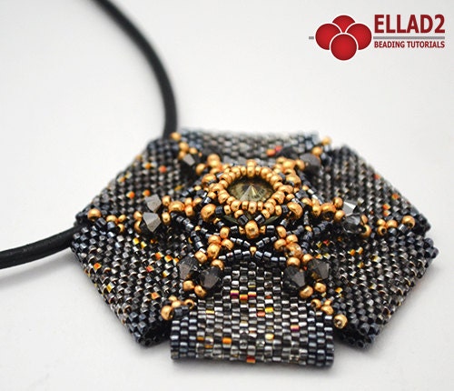 Tutorial Amarande Pendant Beading Tutorial Beading Pattern - Etsy India