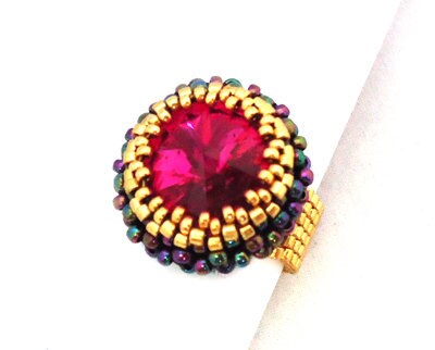 Tutorial Cronus Ring Beading Pattern PDF - Etsy