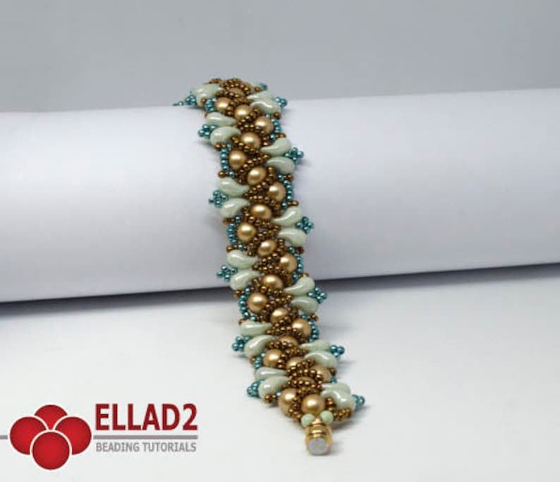 Tutorial Wave Bracelet Beading Tutorial Beading Pattern | Etsy