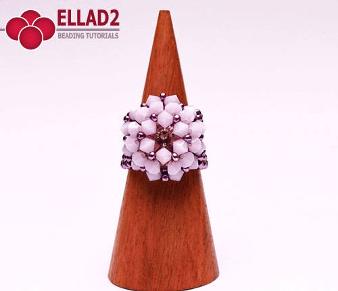 Tutorial Alabaster Ring Beading Tutorial Instant Download | Etsy