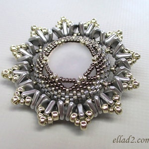 Tutorial Anais Brooch - Beading Tutorial, Instant Download, Pdf,jewelry ...