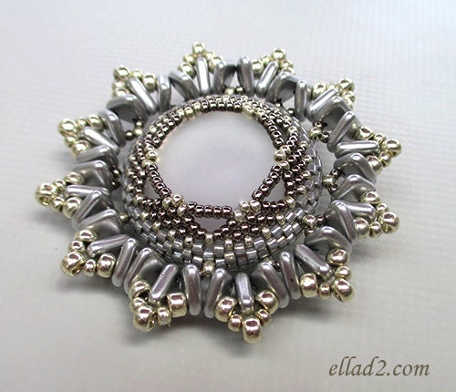 Tutorial Anais Brooch Beading Tutorial Instant Download - Etsy