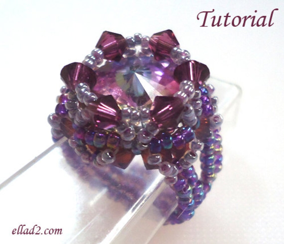 Tutorial Cher Ring Beading Pattern PDF - Etsy