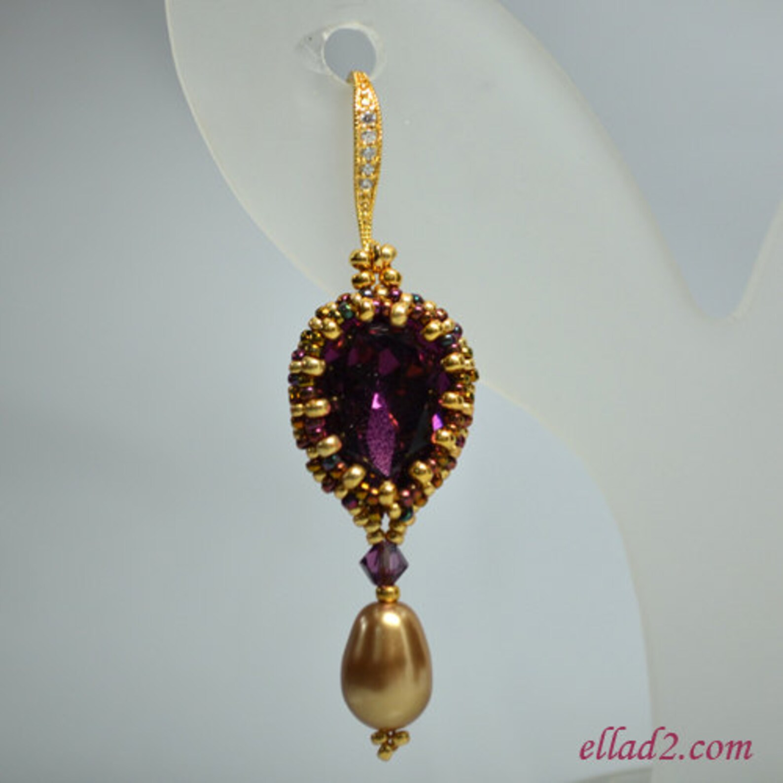 Tutorial Aurora Earrings Beading Pattern PDF Instant | Etsy