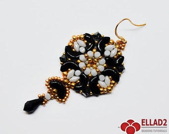 Tutorial Libby Earrings-beading Tutorial Instant - Etsy