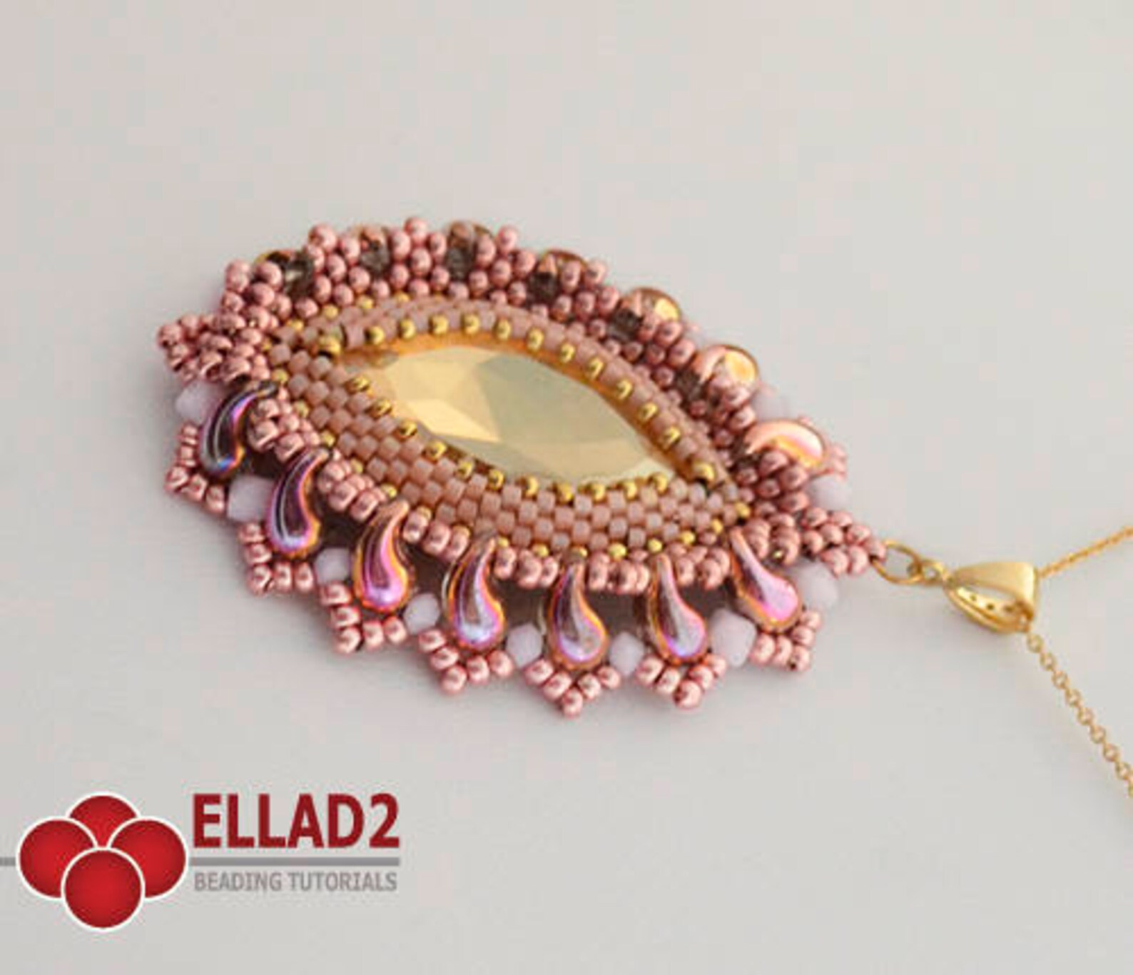 Tutorial Sunset Pendant Beading Tutorial Beading Pattern - Etsy