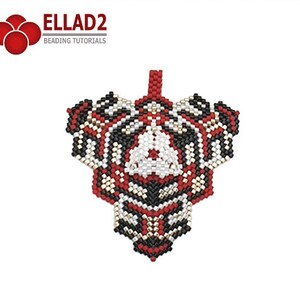 Beading Pattern Triangle No3 - Beading Pattern, Triangle, Peyote Stitch ...