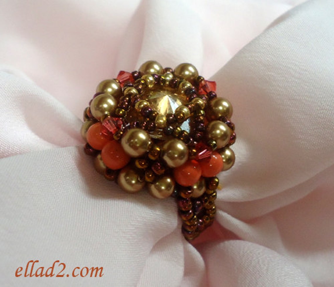 Tutorial Expectation Ring - Beading Pattern PDF - Etsy