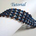 Tutorial Inanna Bracelet-beading Pattern,jewelry Tutorial,pdf File, Instant Download - Etsy