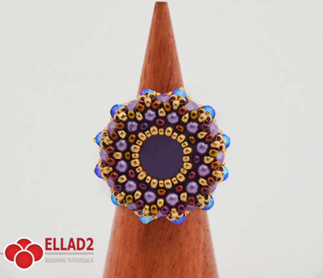 Tutorial Amaru Ring-beading Tutorial, Instant Download,jewelry Tutorial, Ellad2 - Etsy