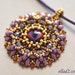 Tutorial Aster Pendant - Beading Pattern PDF - Etsy