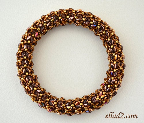Tutorial Kyra Bangle Beading Pattern PDF - Etsy
