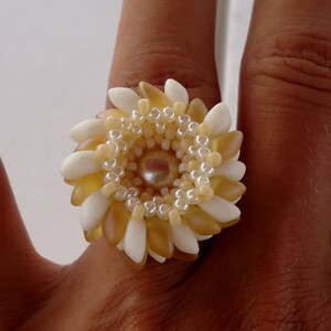 Tutorial Magatama Ring - Beading Pattern - Etsy