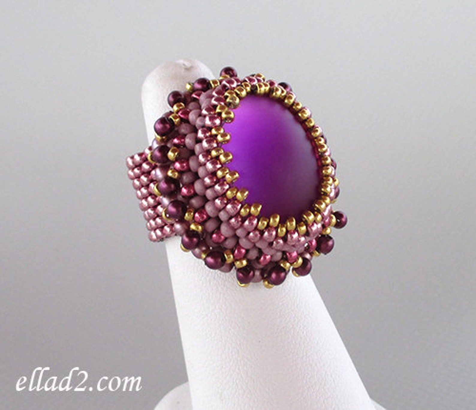 Tutorial Makalu Ring Beading Pattern PDF Instant Download - Etsy UK