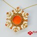 Tutorial Dahlia Pendant-beading Tutorial, Pendant Tutorial, Instant Download, Ellad2 - Etsy
