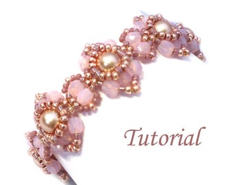 Tutorial Shimmering Fall Bracelet Beading Pattern PDF | Etsy