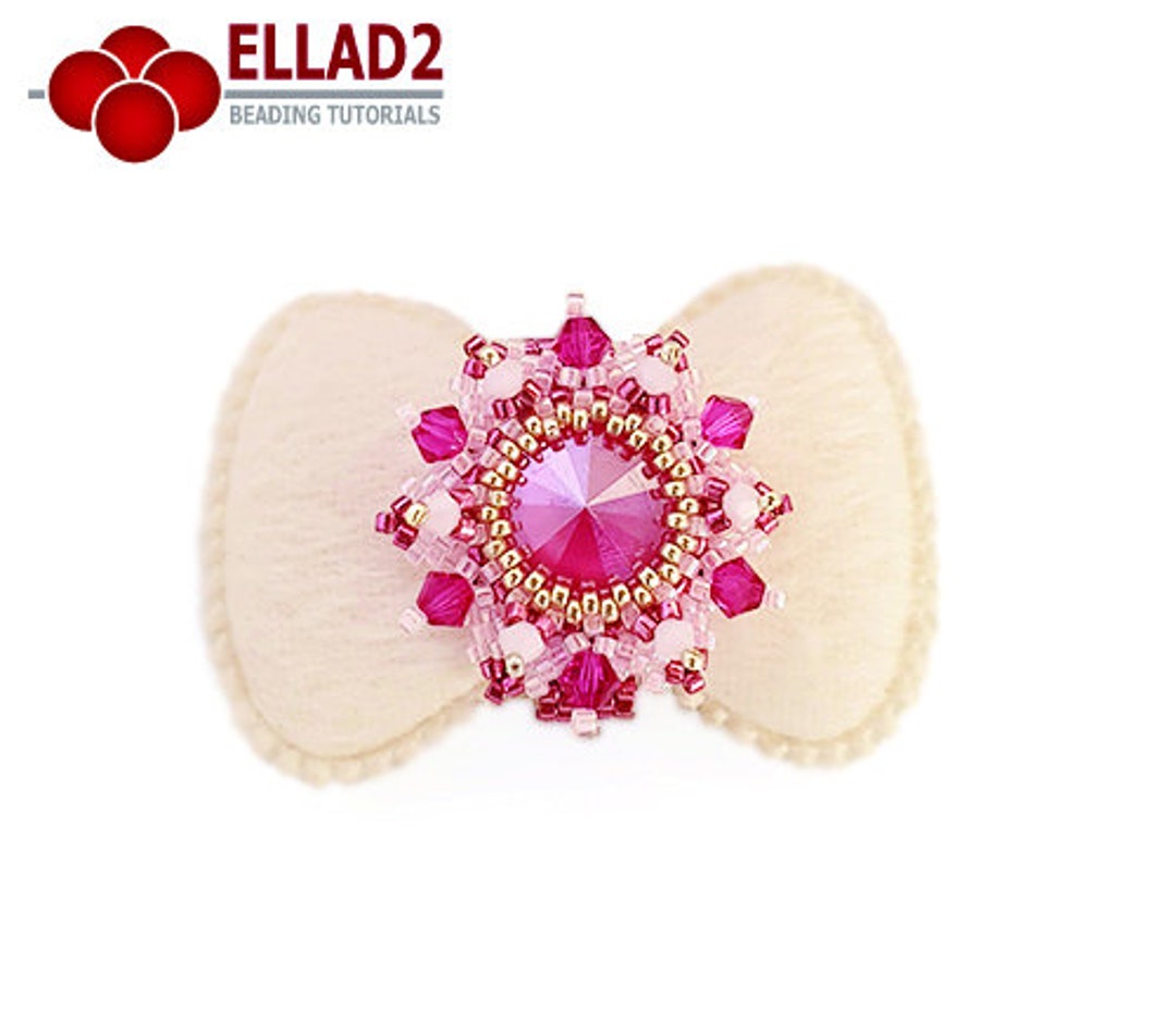 Tutorial Posh Ring - Beading Tutorial, Beadwoven Ring, Ring Tutorial ...